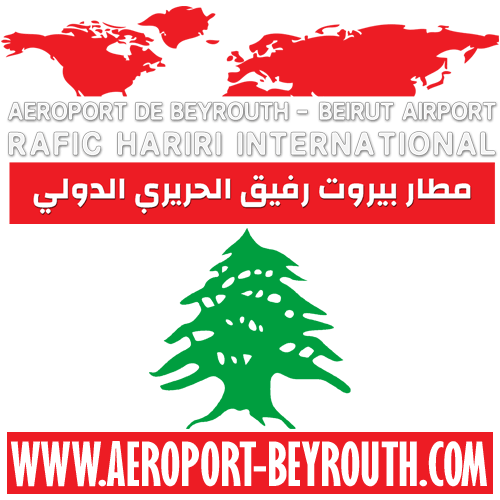 Map of Rafic Hariri Beirut international airport